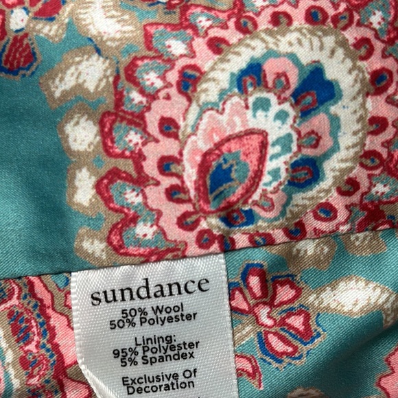 Sundance | Jackets & Coats | Blooming Boucle Embroidered Wool Blend ...